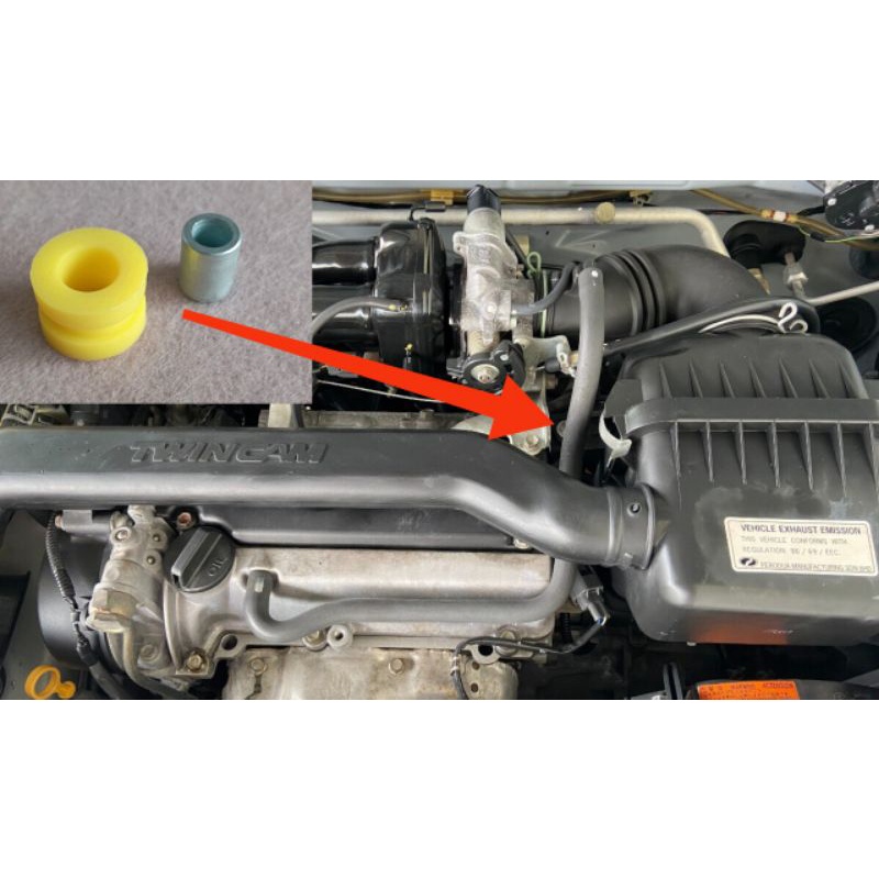 AIR FILTER HOUSING BUSH PERODUA KELISA, KENARI, ALZA, MYVI, AXIA, BEZZA ...