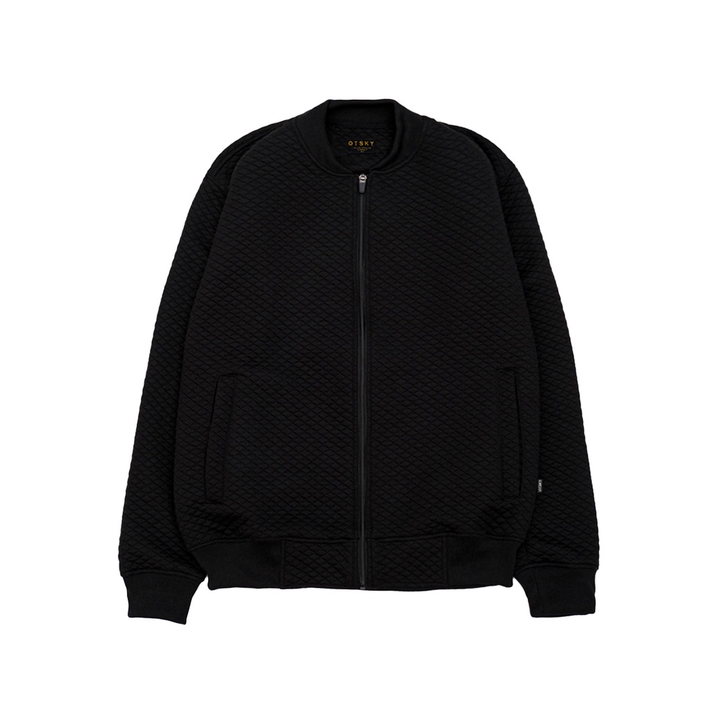 Otsky Men's Diamond Black Bomber Jacket | Shopee Malaysia