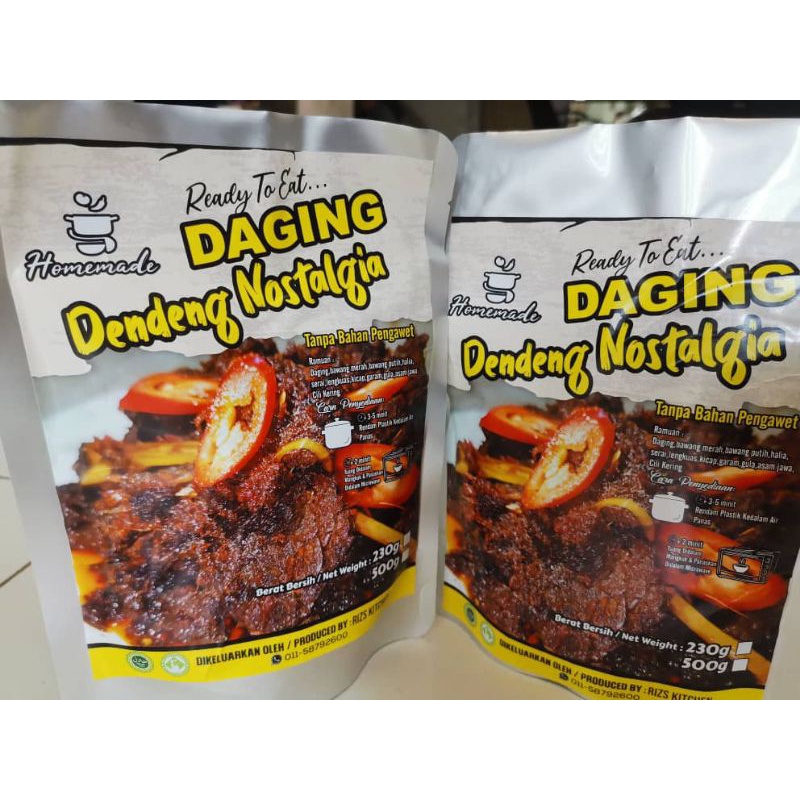 Daging Dendeng Nostalgia by RIZS KITCHEN (230gm) | Shopee Malaysia