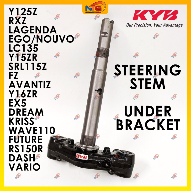 Kayaba Steering Stem Under Bracket Fork T LC135/Y15ZR/LAGENDA/EX5/DREAM/KRISS/Y125Z | Shopee ...