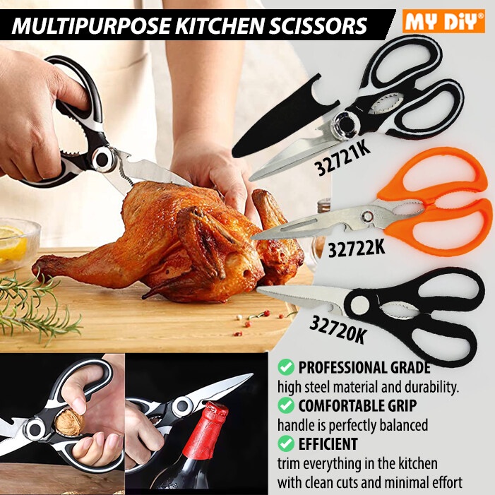 MYDIYHOMEDEPOT - Multipurpose Kitchen Scissors Multifunctional Kitchen ...