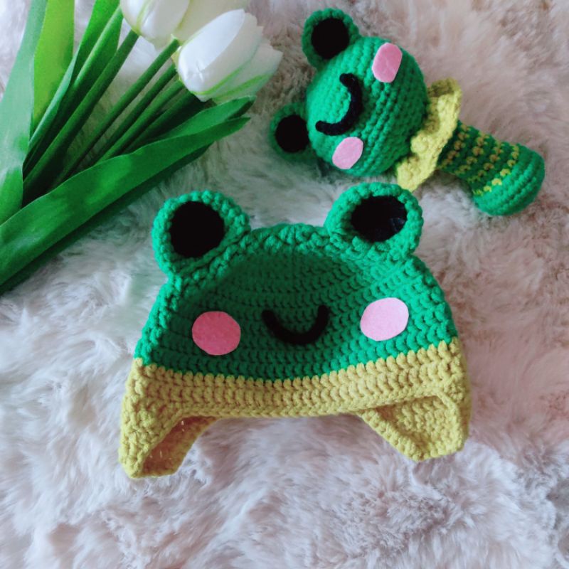 Set topi baby / crochet hat baby / topi kait | Shopee Malaysia