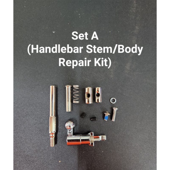 Folding Bike Safety Lock Repair Kit Handle Bar/Body Lock Parts Ready ...