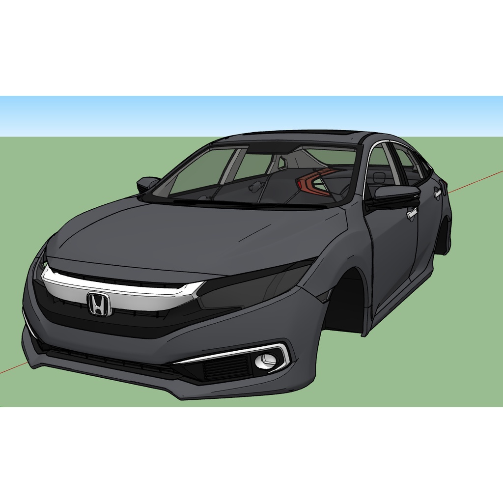 Honda Civic 2020 diorama miniature | Shopee Malaysia