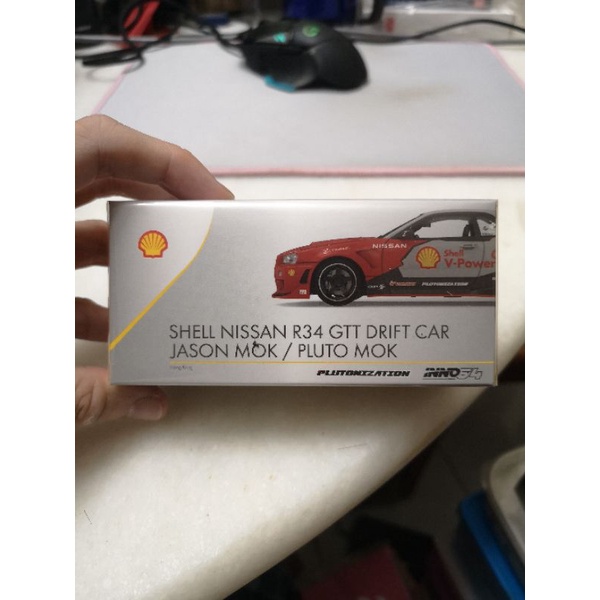 Inno64 Shell Nissan R34 GTT Drift Car (Jason Mok/Pluto Mok) | Shopee ...