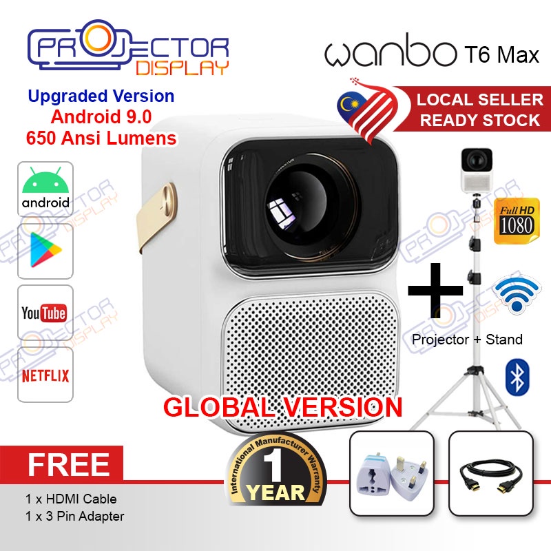 [ORIGINAL] Wanbo Series Wanbo X1 Pro, Wanbo X1 Portable Mini Pico Smart ...