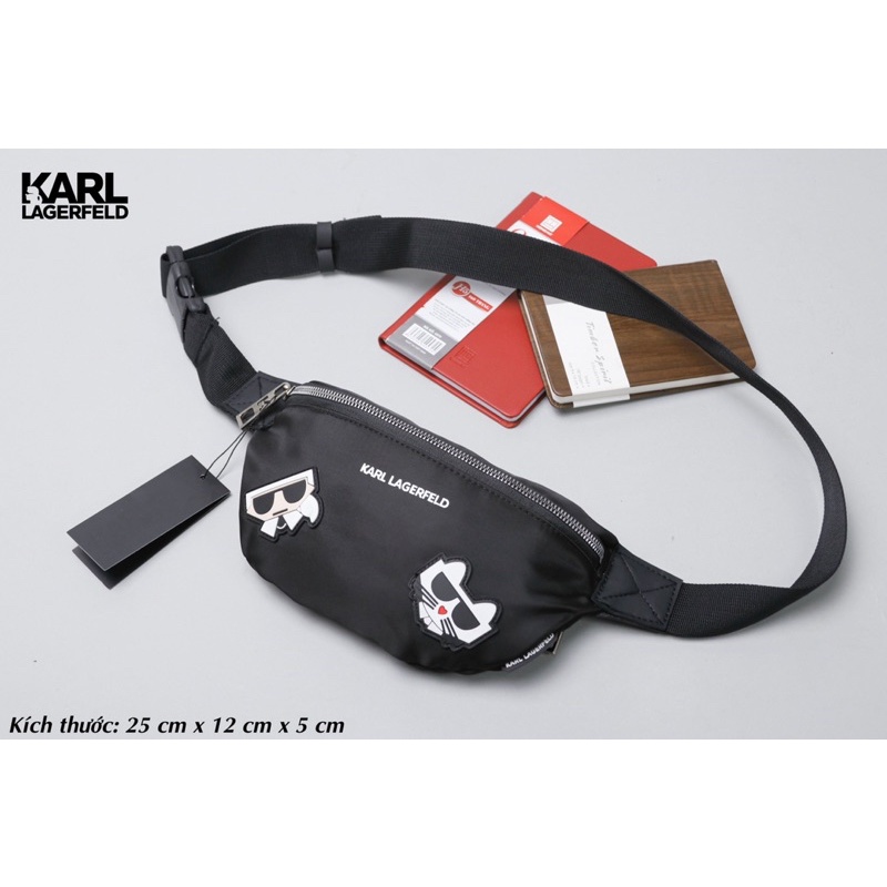 KARL LAGER stomach bag, standard product made in Singapore | Shopee ...