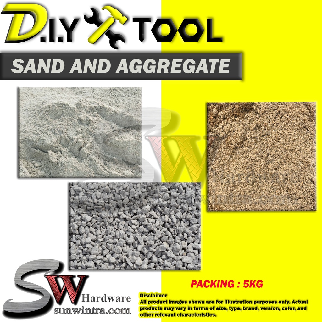 SW COARSE SAND(PASIR KASAR) / FINE SAND(PASIR HALUS) / 3/4" AGGREGATE ...