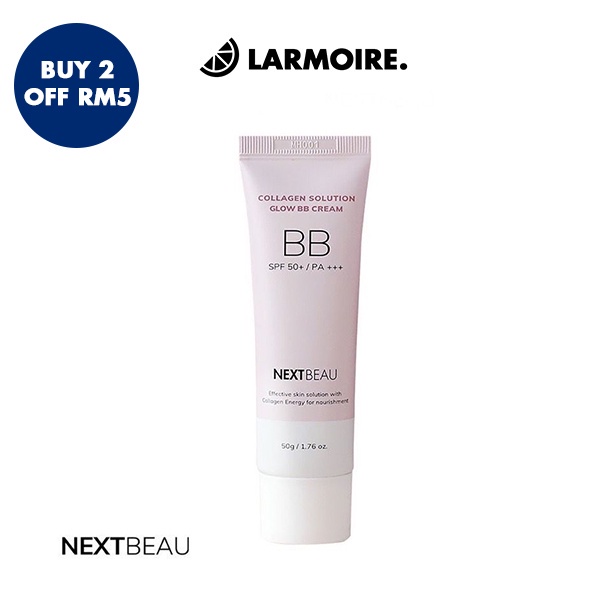 NEXTBEAU Collagen Solution Glow BB Cream SPF50+PA+++ 50g | Shopee Malaysia