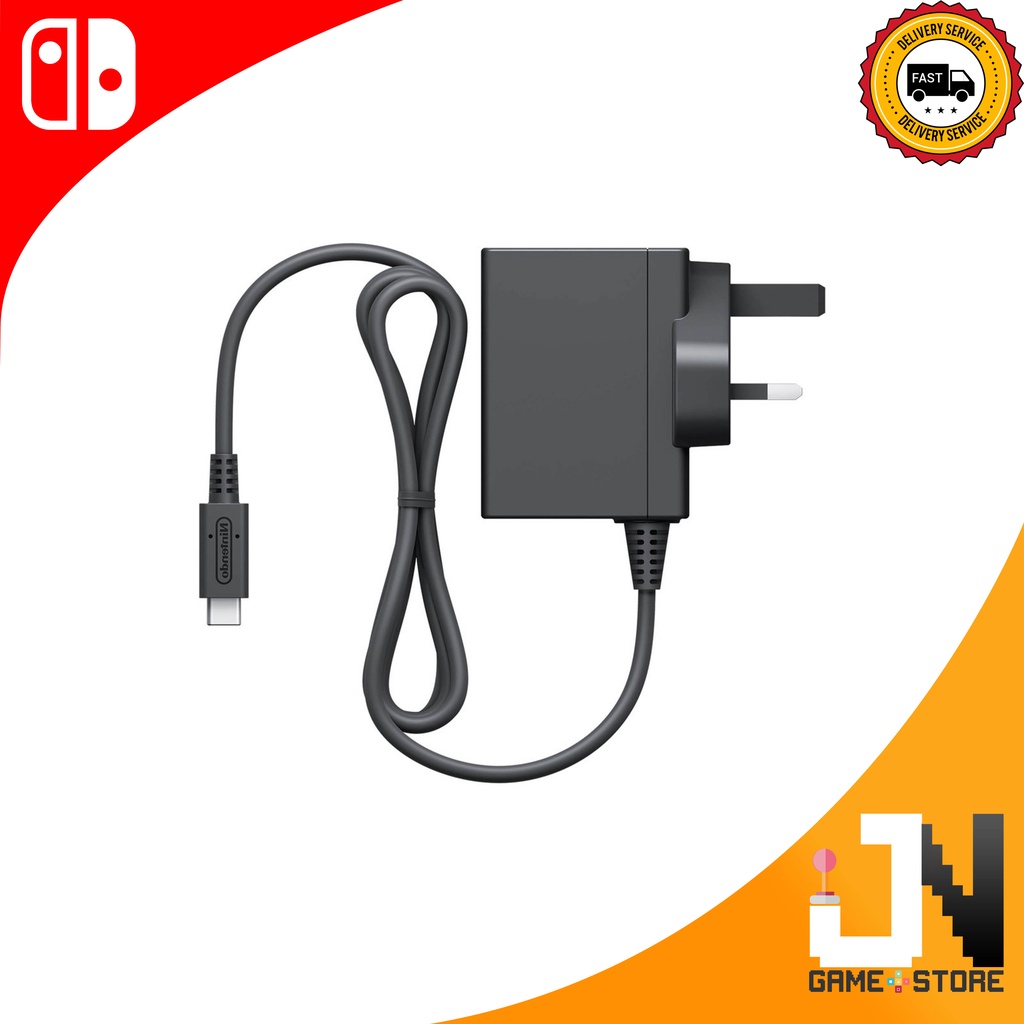 Nintendo Switch Original AC Adaptor 3 Pin (Lose Pack)(NEW) | Shopee ...