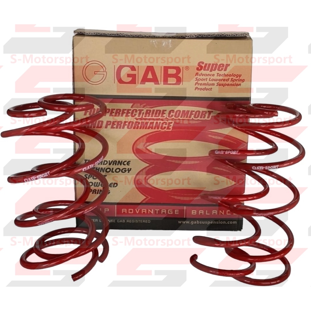 GAB SPORT SPRING LOWER / LOWERED SRPING FORD FIESTA / FOCUS MK3 ...