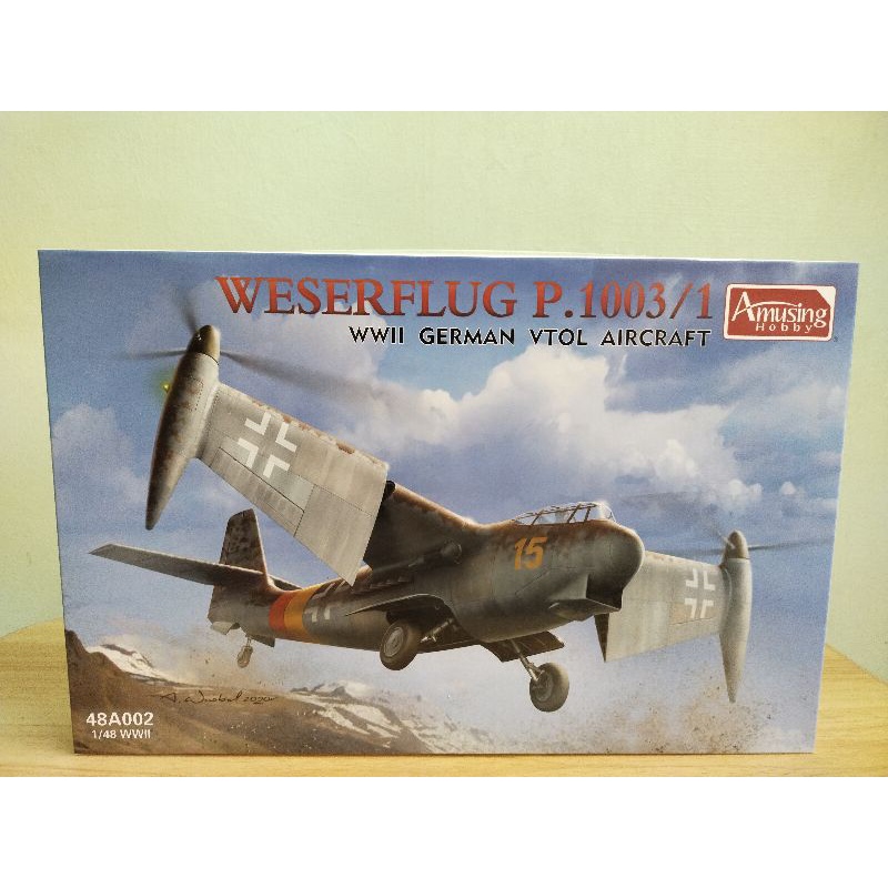 [READY STOCK] AMUSING HOBBY WW2 GERMAN VTOL AIRCRAFT WESERFLUG P.1003/1 ...