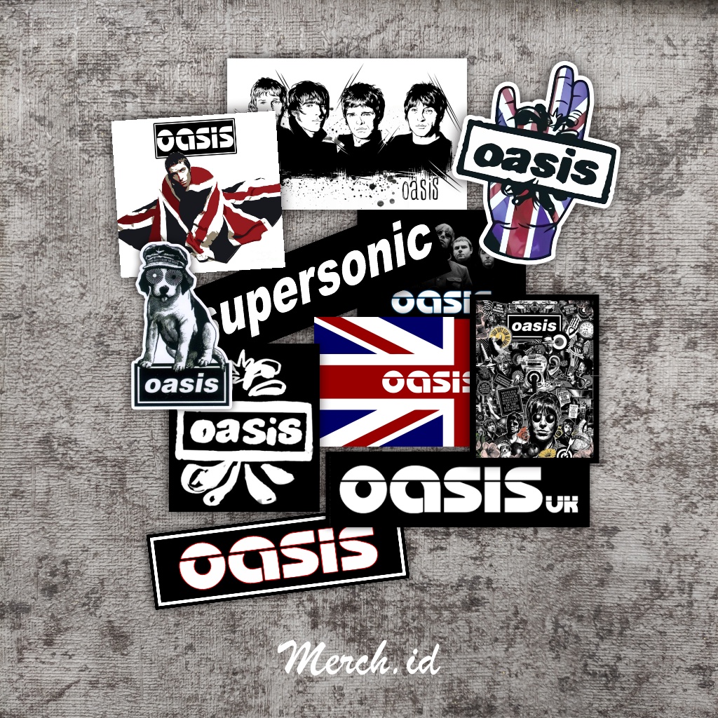 Oasis band stickers / sticker pack | Shopee Malaysia