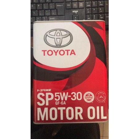 Toyota SP 5W30 GF-6A Engine Oil 4L | Shopee Malaysia