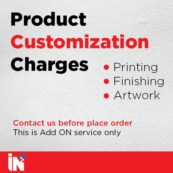 Product Customization Charges / Printing/ Finishing process/ Artwork ...