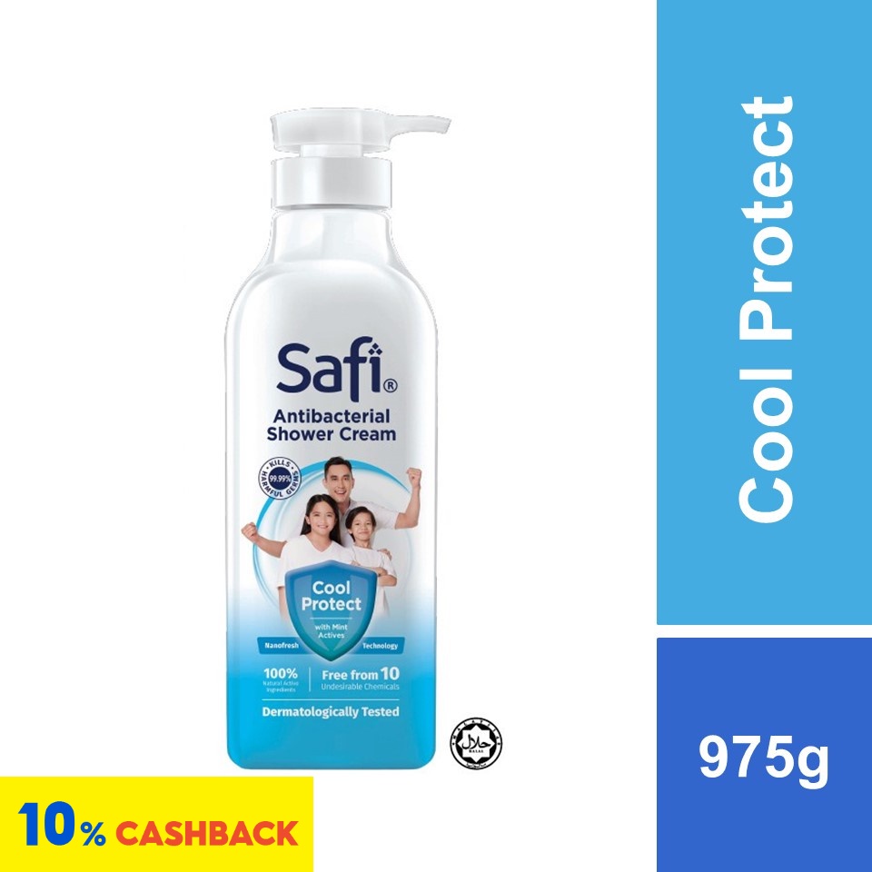 Safi Antibacterial Shower Cream Cool Protect 975g | Shopee Malaysia