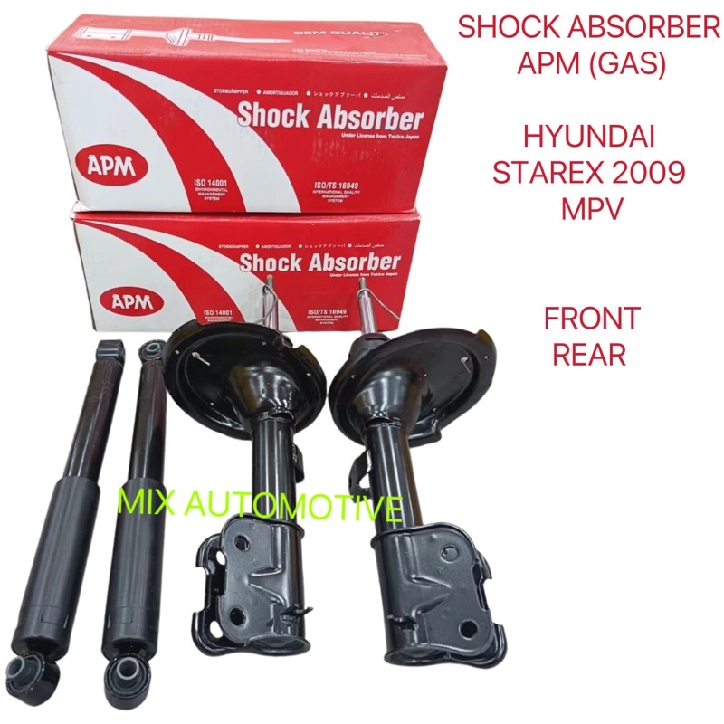 ORIGINAL APM SHOCK ABSORBER (GAS) HYUNDAI STAREX TQ FROND AND REAR ...