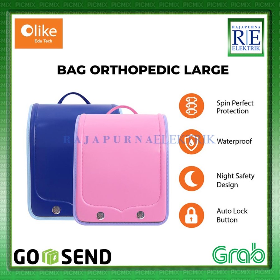 Olike Orthopedic Bag Large Original School Children's Backpack | Shopee ...