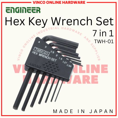 ENGINEER Hex Wrench Set 7 in 1 Combination handy Allen Key MM Size ...