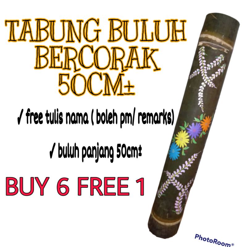 TABUNG BULUH BESAR 50CM± / COINS BANK / TEMPAT SIMPAN DUIT | Shopee ...