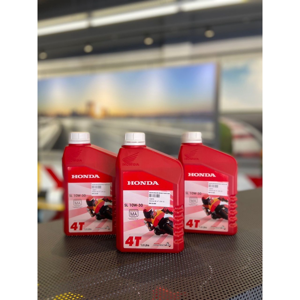 100%ORIGINAL!!! HONDA 4T ENGINE OIL SJ 10W30 MA!!!1L | Shopee Malaysia
