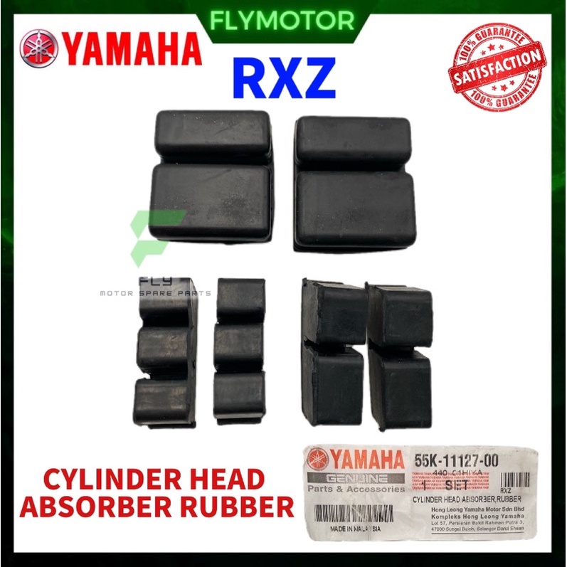 YAMAHA RXZ CYLINDER BLOCK HEAD ABSORBER RUBBER SET GETAH BLOK HEAD PAD ...