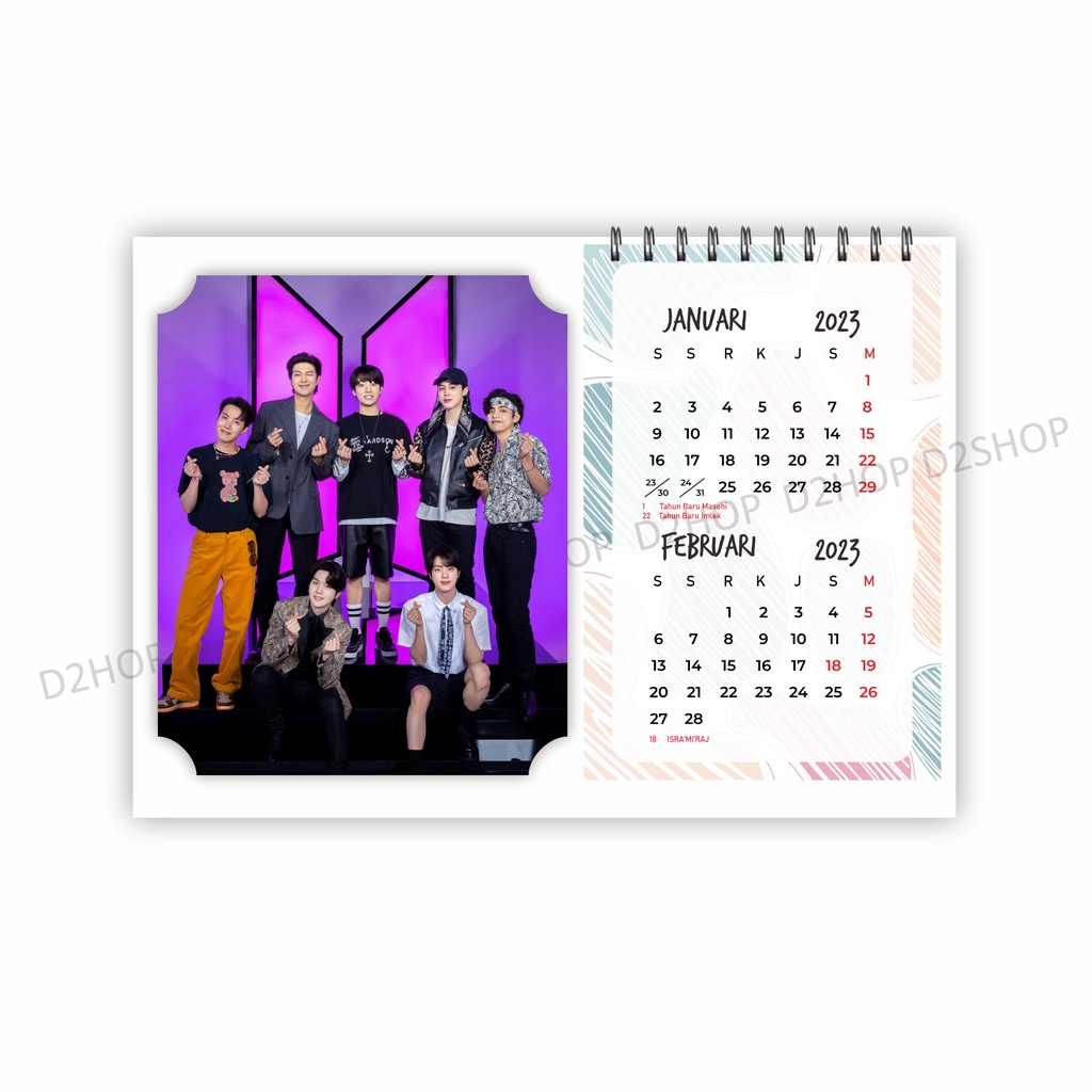 2024 BTS BUTTER FESTA BILLBOARD PTD Calendar | Shopee Malaysia