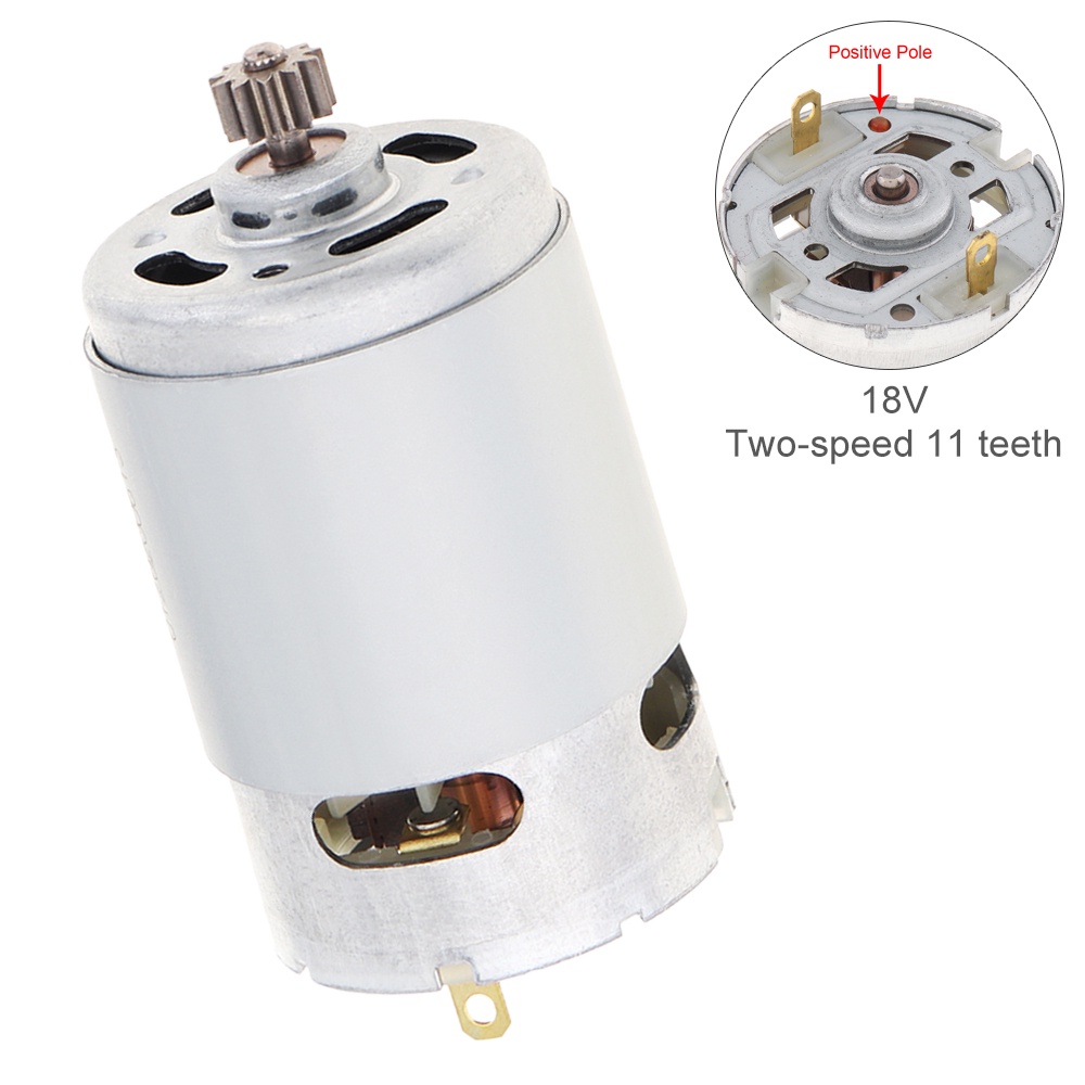 RS550 18V 23000 RPM High Speed DC Motor for Cordless / Charge Drill ...