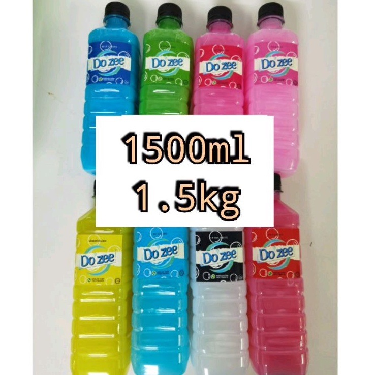 sabun pencuci baju dozee 4 in 1 anti hapak 1.5kg (with label) | Shopee ...