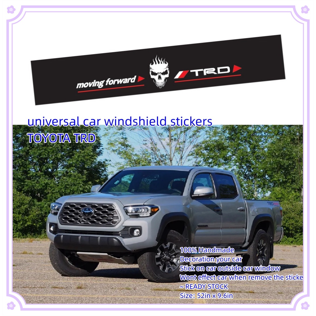 Toyota Tacoma TRD universal car windshield stickers | Shopee Malaysia