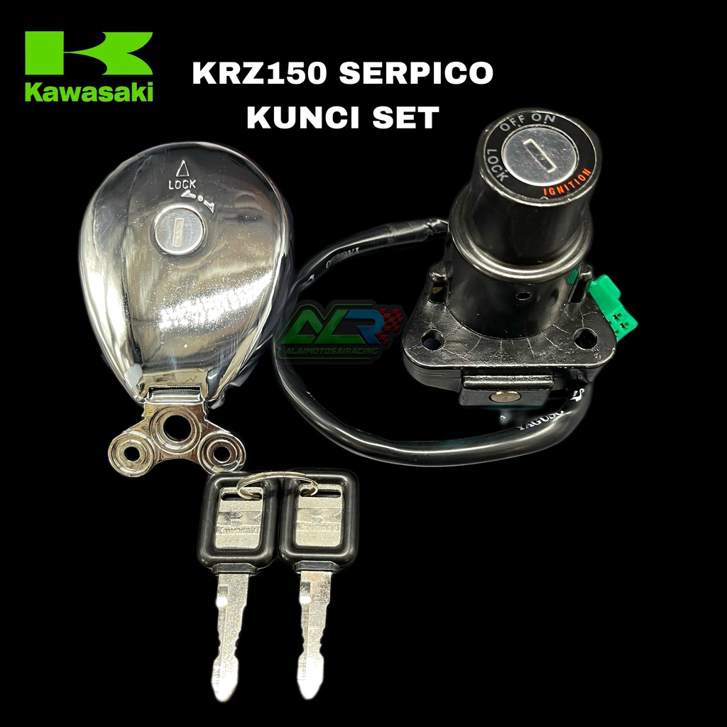 🔥🇹🇭BEST COPY ORIGINAL KUNCI SET SERPICO KRZ 🔥🇹🇭 KAWASAKI KRZ150 KEY SET ...