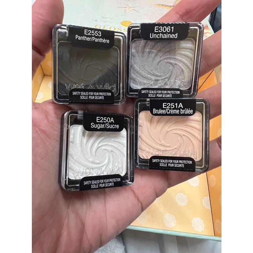 wet and wild Assorted eyeshadow ( shade panther/ unchained/ sugar ...