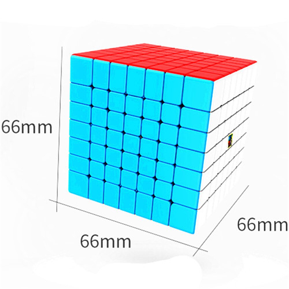 ALV Stickerless 4x4 5x5 6x6 7x7 Stickerless Speed Rubik Magic Cube ...