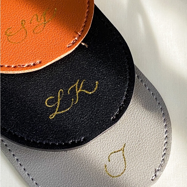 Leather Gold Foil Custom Name Debossing 客制化烫金名字 | Shopee Malaysia
