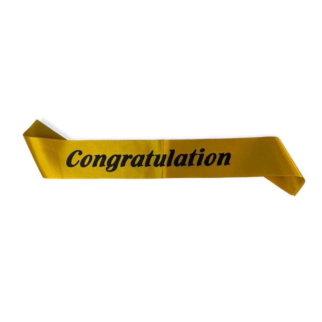 Congratulation Sash Graduation Party Accessory Decoration Party Favors ...