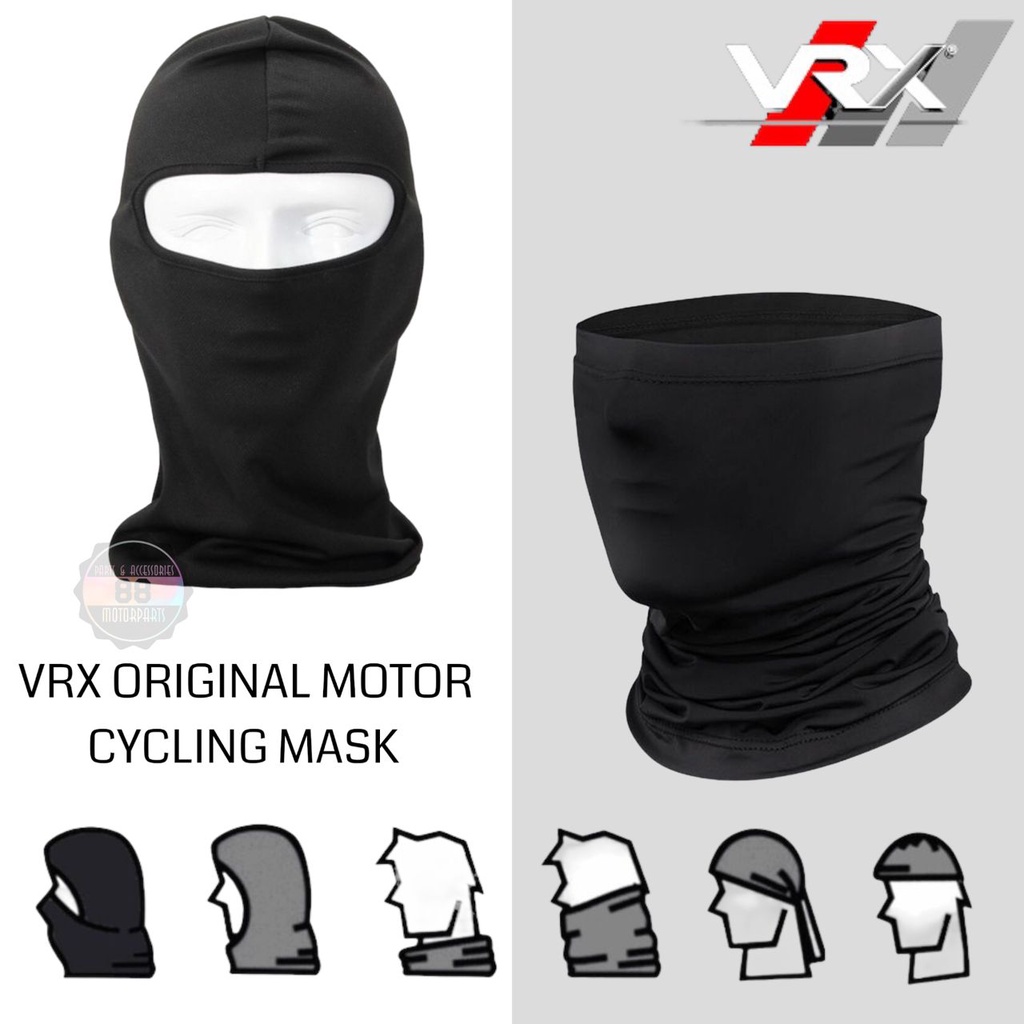 VRX Racer Balaclava Mask Sun Protection Cycling Face Mask Motorcycle ...