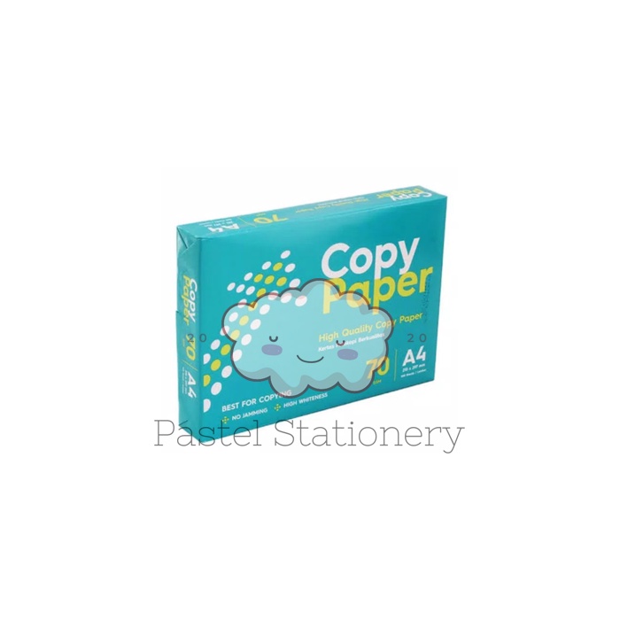 A4 70g HVS Paper White Photocopy Paper A4 70gsm Contents 50 Sheets ...