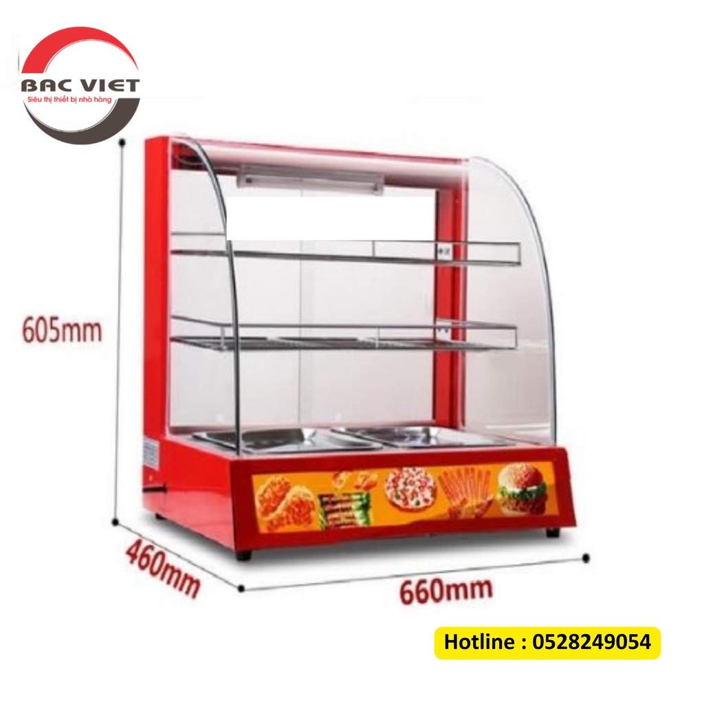 Chicken Display Cabinet To Preserve Hot Chicken RAN Food 2 Trays ...