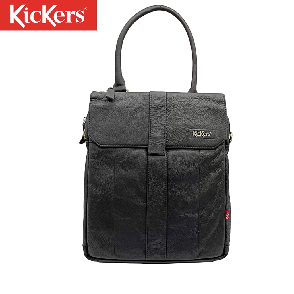 Kickers Genuine Leather Shoulder & Backpack With Handles #KIC-S-78415 ...