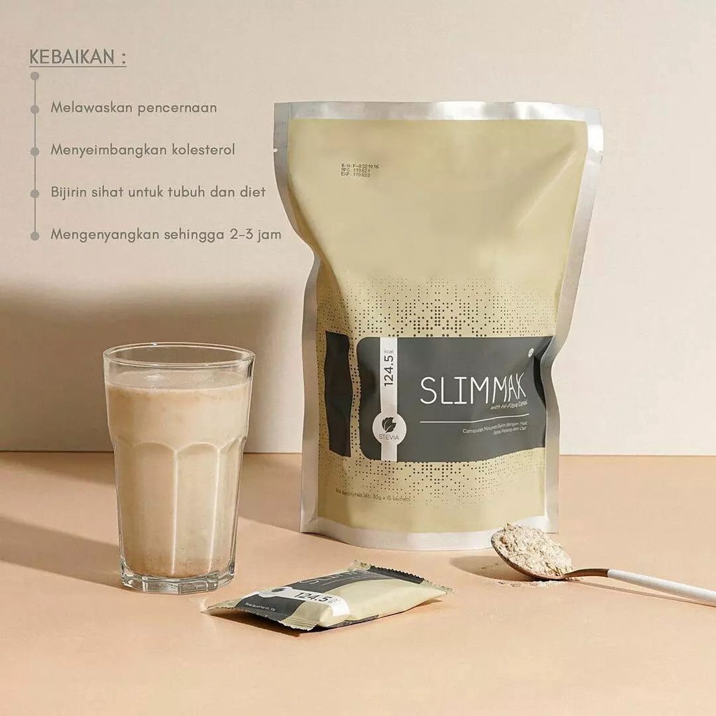 Slimmax Hi-Fibre Cereal Drink by Sendayu Tinggi minuman oat kurus diet ...