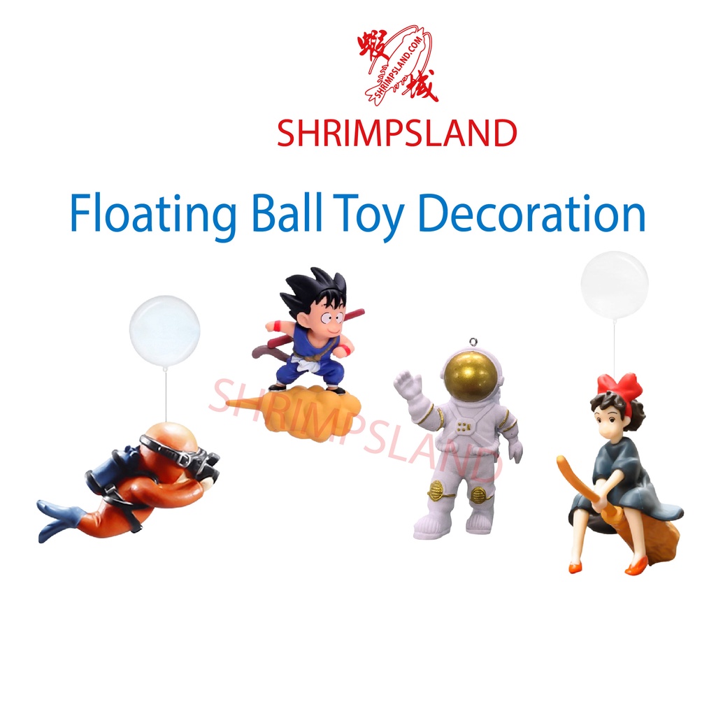 [SHRIMPSLAND] Aquarium Fish Tank Floating Ball Toy Decoration Diver ...