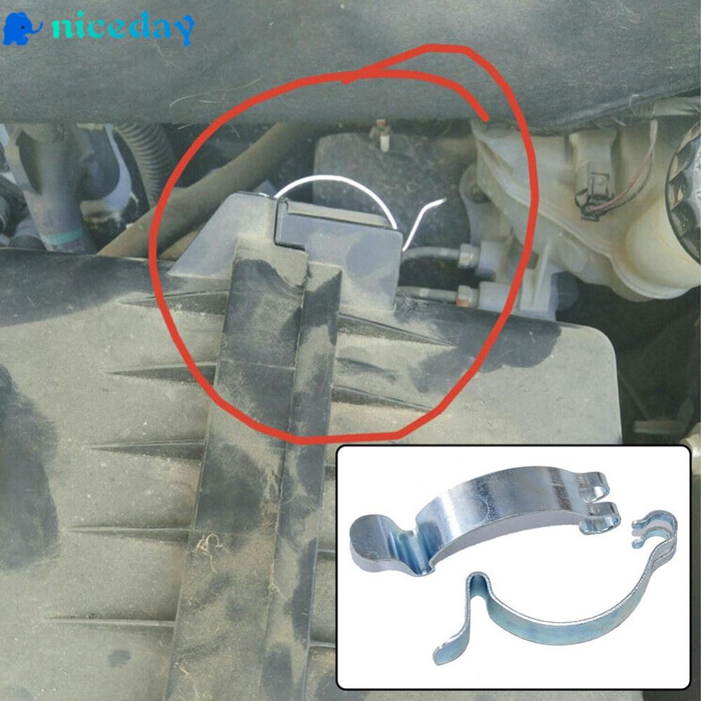 2* Metal Car Air Filter Cleaner Housing Box Lid Spring Clip Clamp For ...