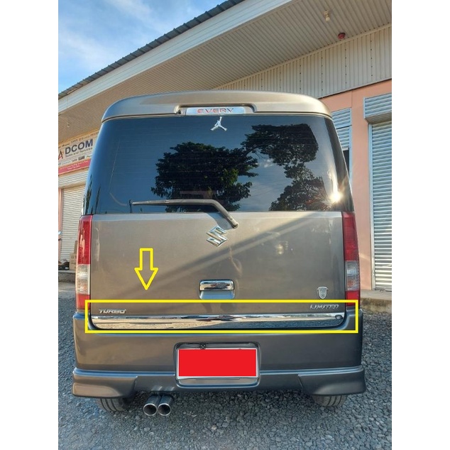 Back Door Chrome Trim for Suzuki DA64W Every Smiley Edition | Shopee ...
