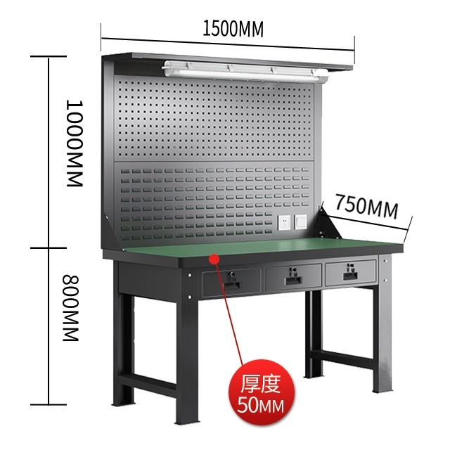 Anti-static Workbench Heavy-Duty Fitter Table Workshop Inspection ...