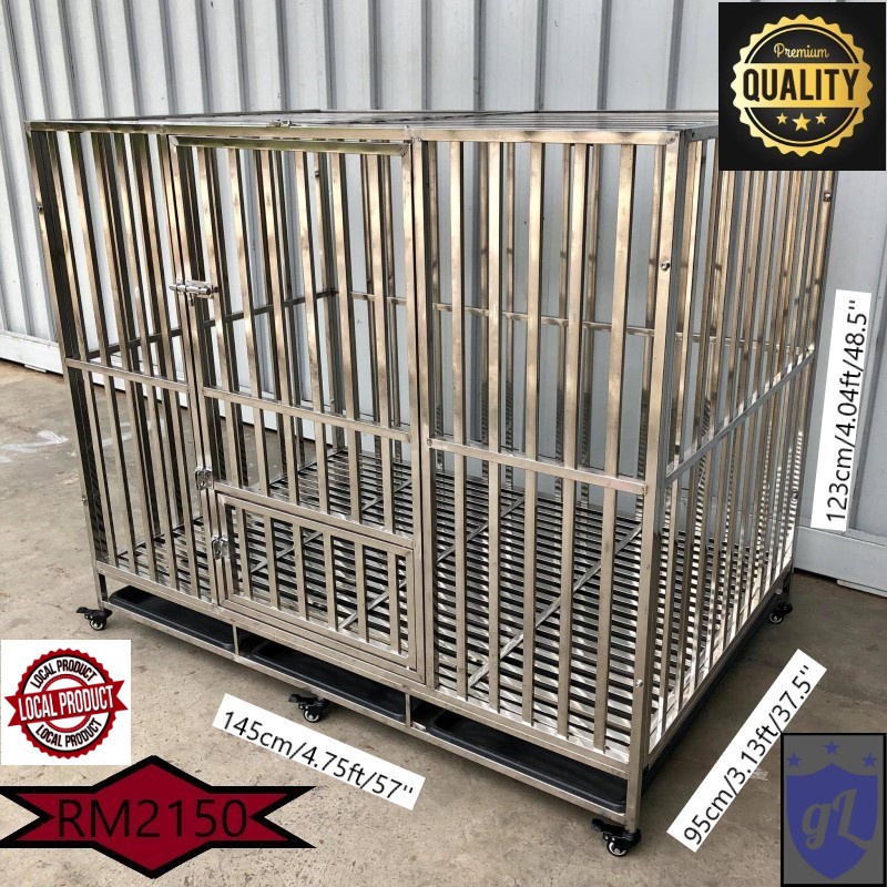 [ GPL-145 ] Double Thicknesses SUS 304 Stainless Steel Heavy Duty Dog ...
