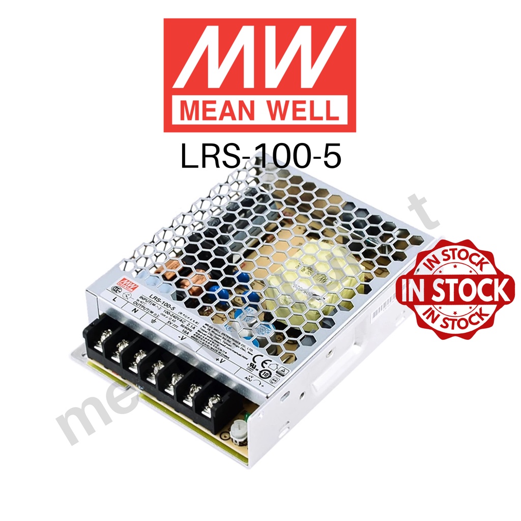 Mean Well LRS-100-5 100W 5V MeanWell Power Supply ~ Original 👍1 Year Warranty 👍 Fast Delivery 👍 ...