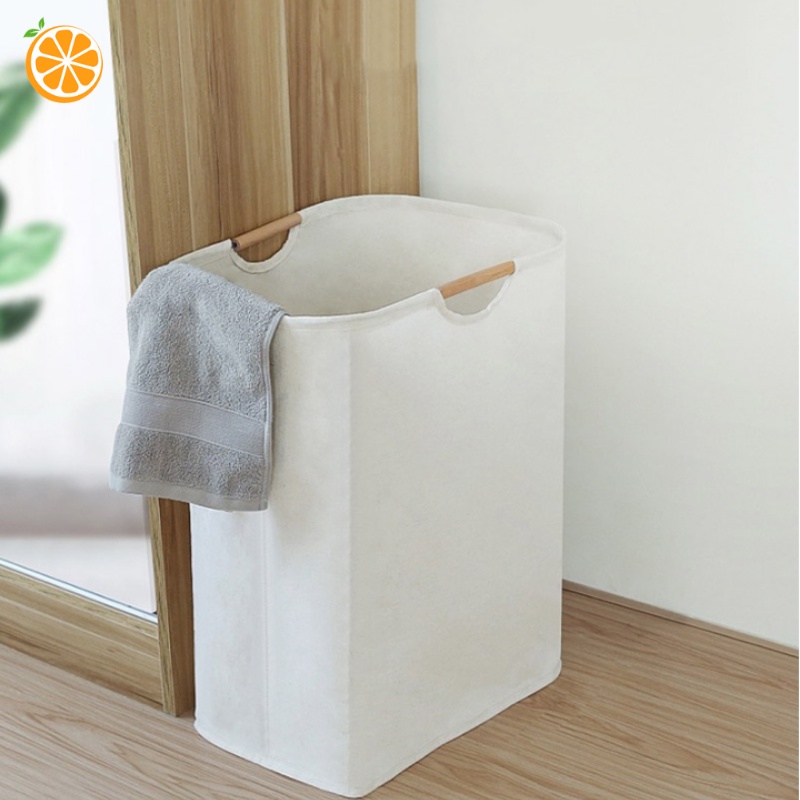 Muji Style Laundry Basket Waterproof Foldable Laundry Bag Dirty Clothes ...