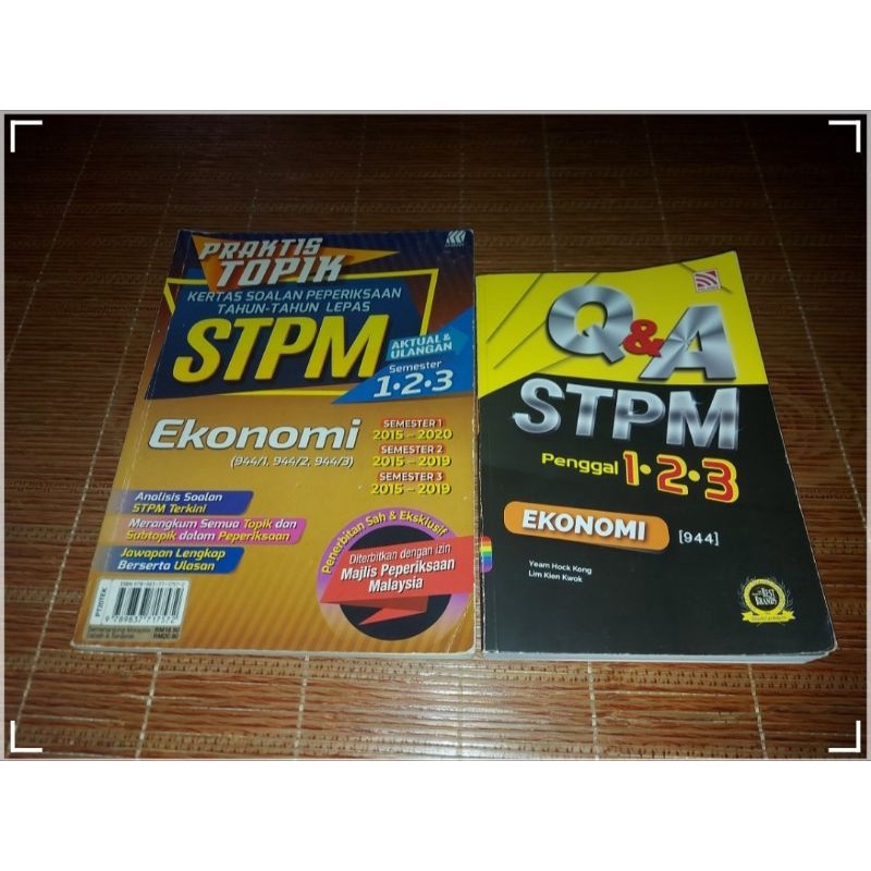 STPM Ekonomi Sem 1.2.3 (PRE ️/USED) | Shopee Malaysia