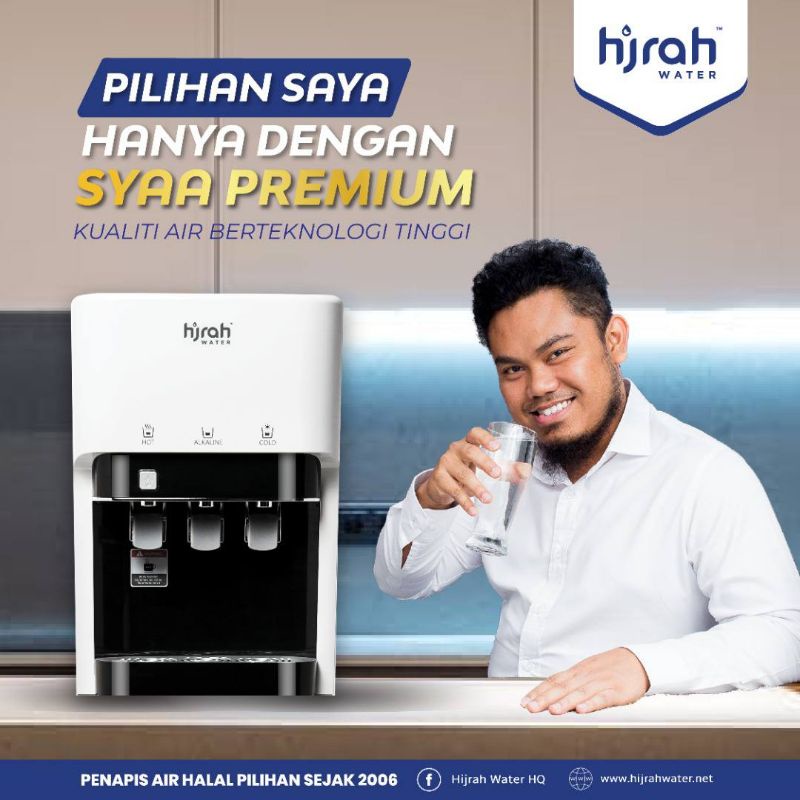 Hijrah Water Syaa Premium Halal Penapis Air Penapis Air Water Dispenser ...