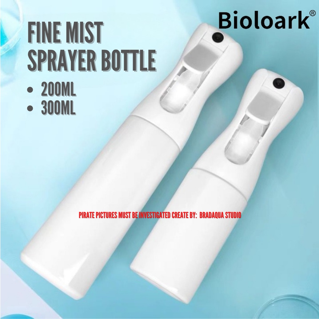 BIOLOARK Fine Mist Sprayer Bottle Empty Plastic Trigger Spray Bottle Refillable Spray Bottle ...